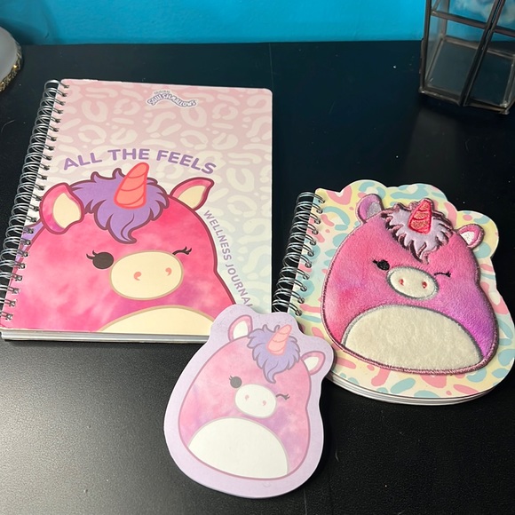 Squishmallows | Office | Squishmallows Lola The Unicorn Notebook Set ...